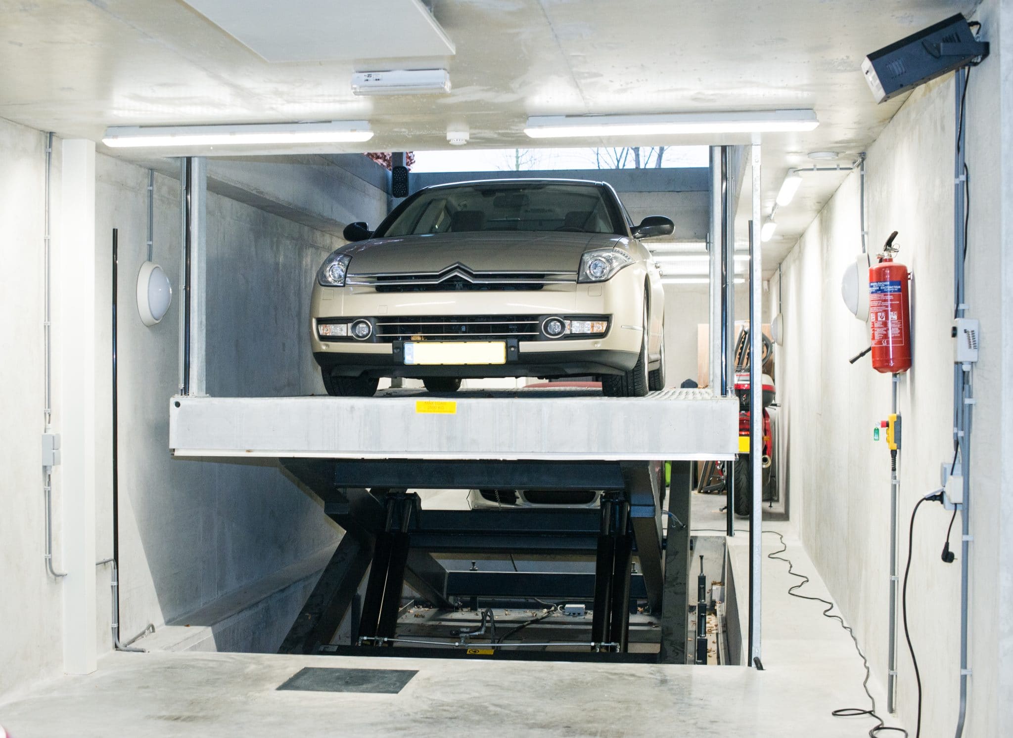 CLX FLEX Schaarlift | Schaarlift met kapconstructie | Flexitec autoliften